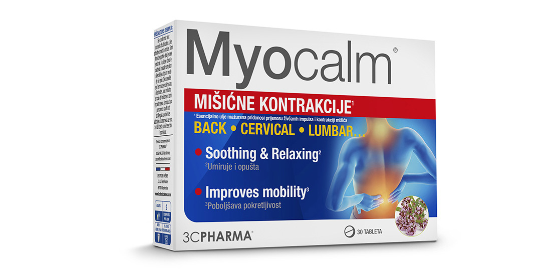 Myocalm tablete za opuštanje mišića - Oskar-Pharma.com